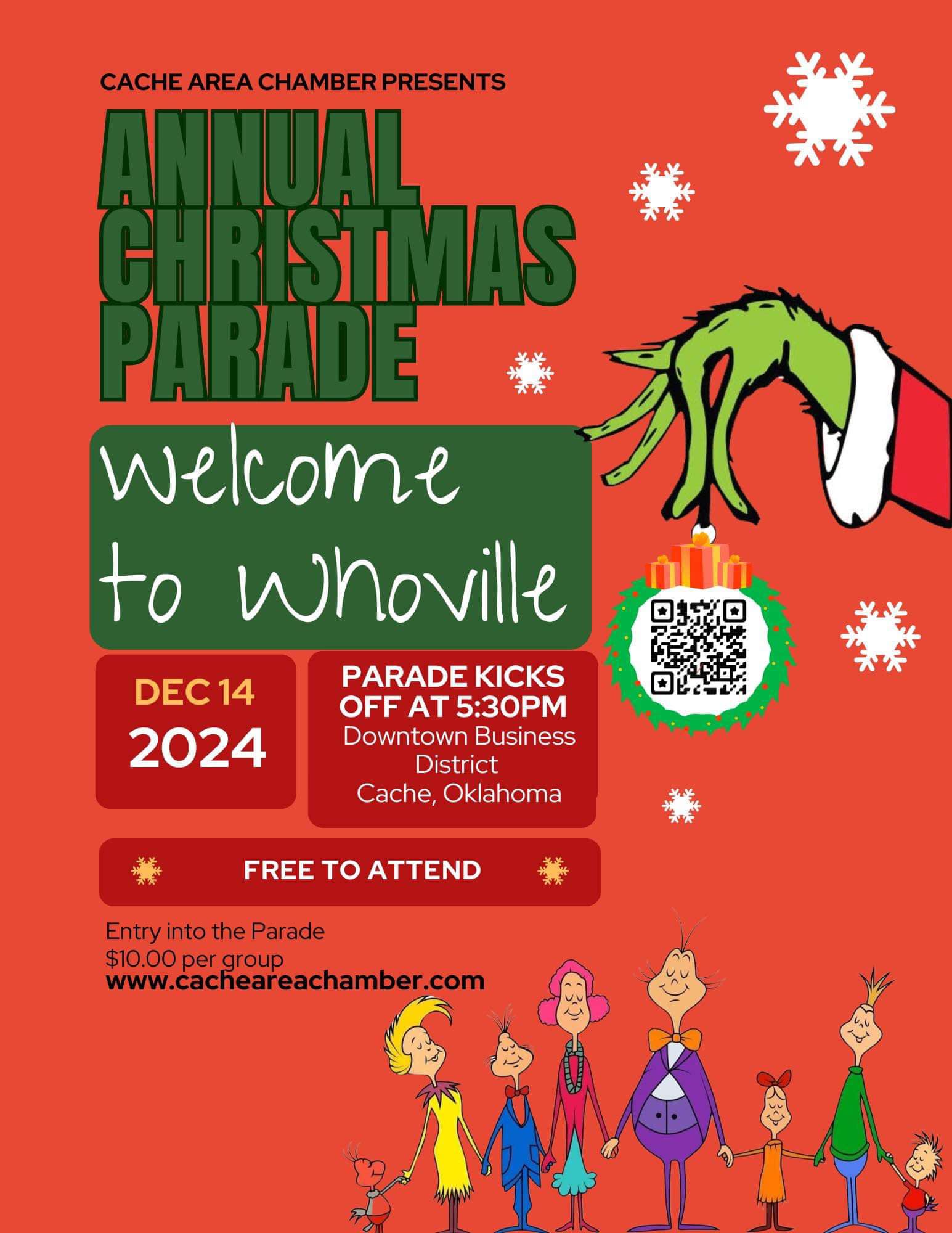 Cache Area Chamber Christmas Parade - City of Cache